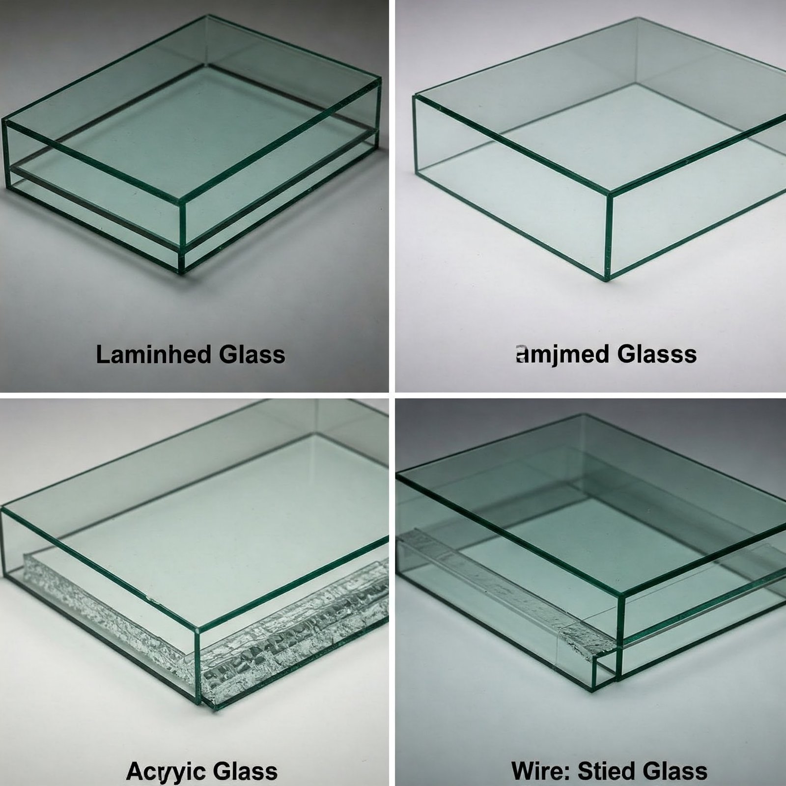 Which Glass are Used in Showcase