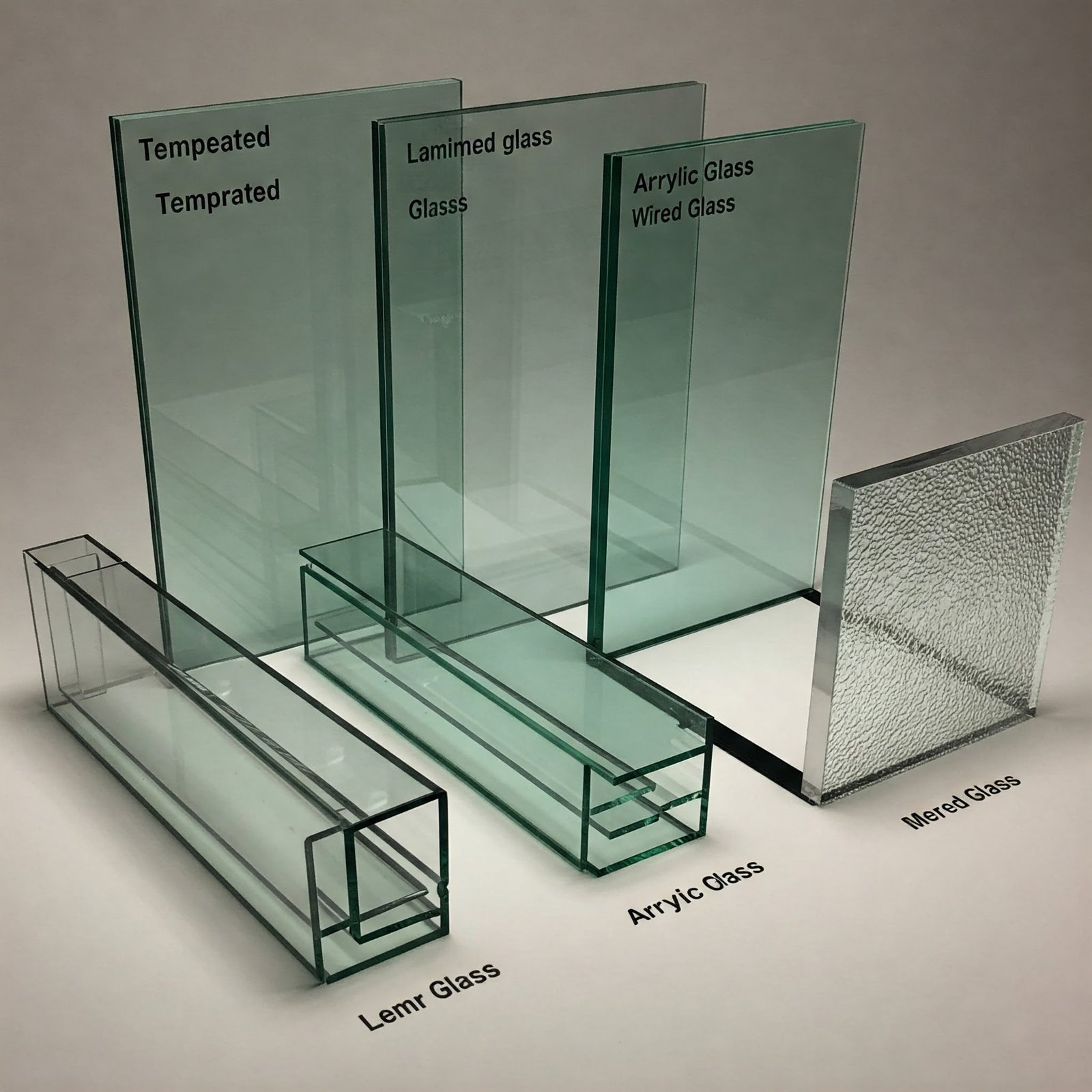 Which Glass are Used in Showcase
