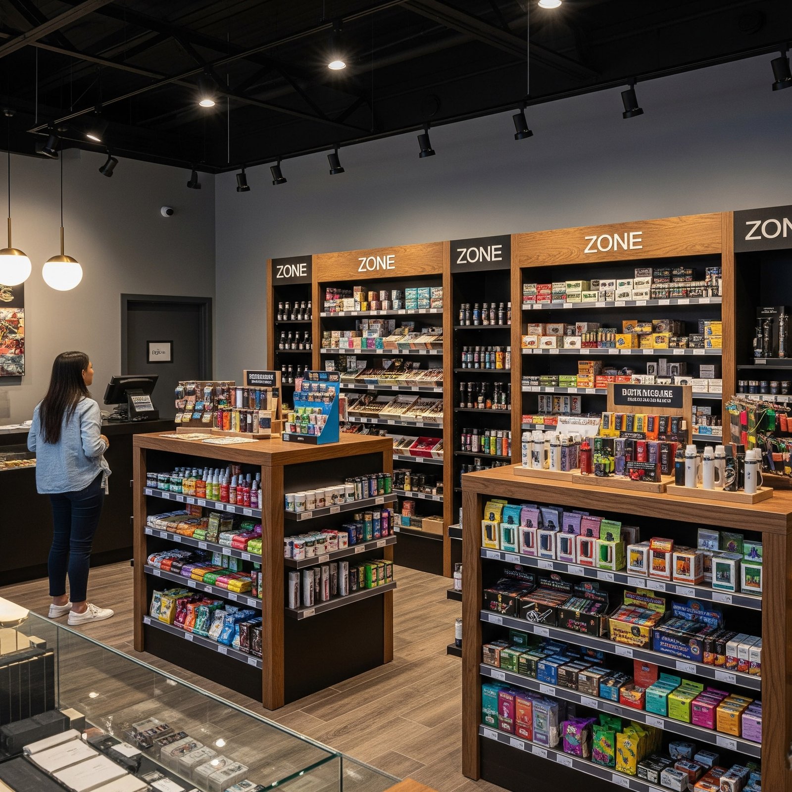 Innovative Smoke Shop Interior Design Ideas