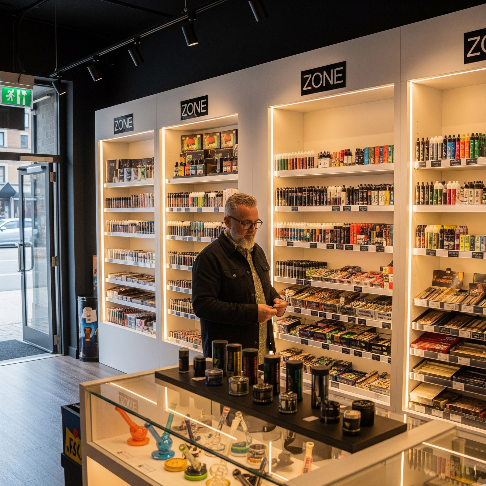 Innovative Smoke Shop Interior Design Ideas